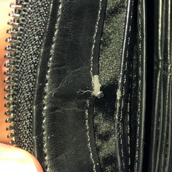 Coach | Bags | Black And Purple Leopard Print Wallet | Poshmark